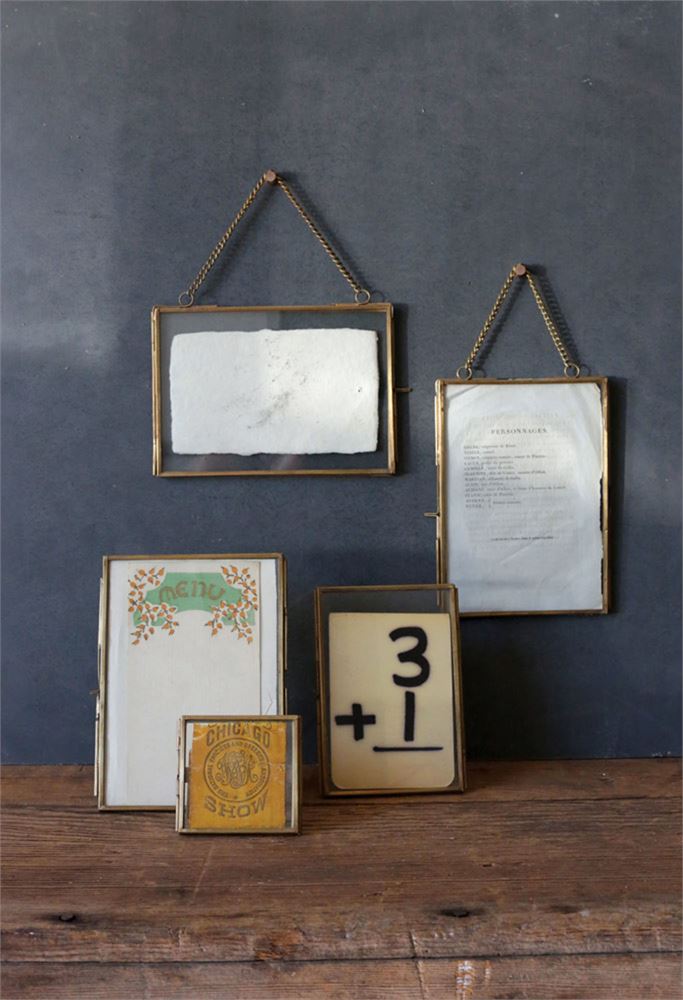 brass picture frame 4x6 – elm street design co.